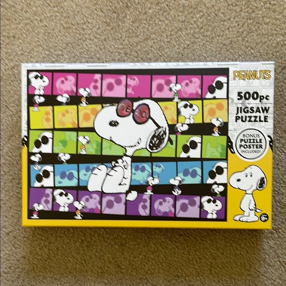 Rose Art | Toys | Peanuts Snoopy 50 Piece Puzzle With Bonus Puzzle ...